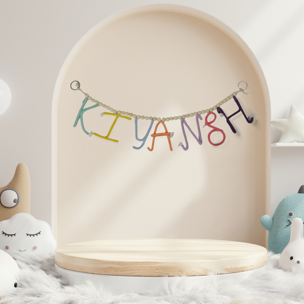 Customised Name Macrame Sojourn | Kids Room Decor