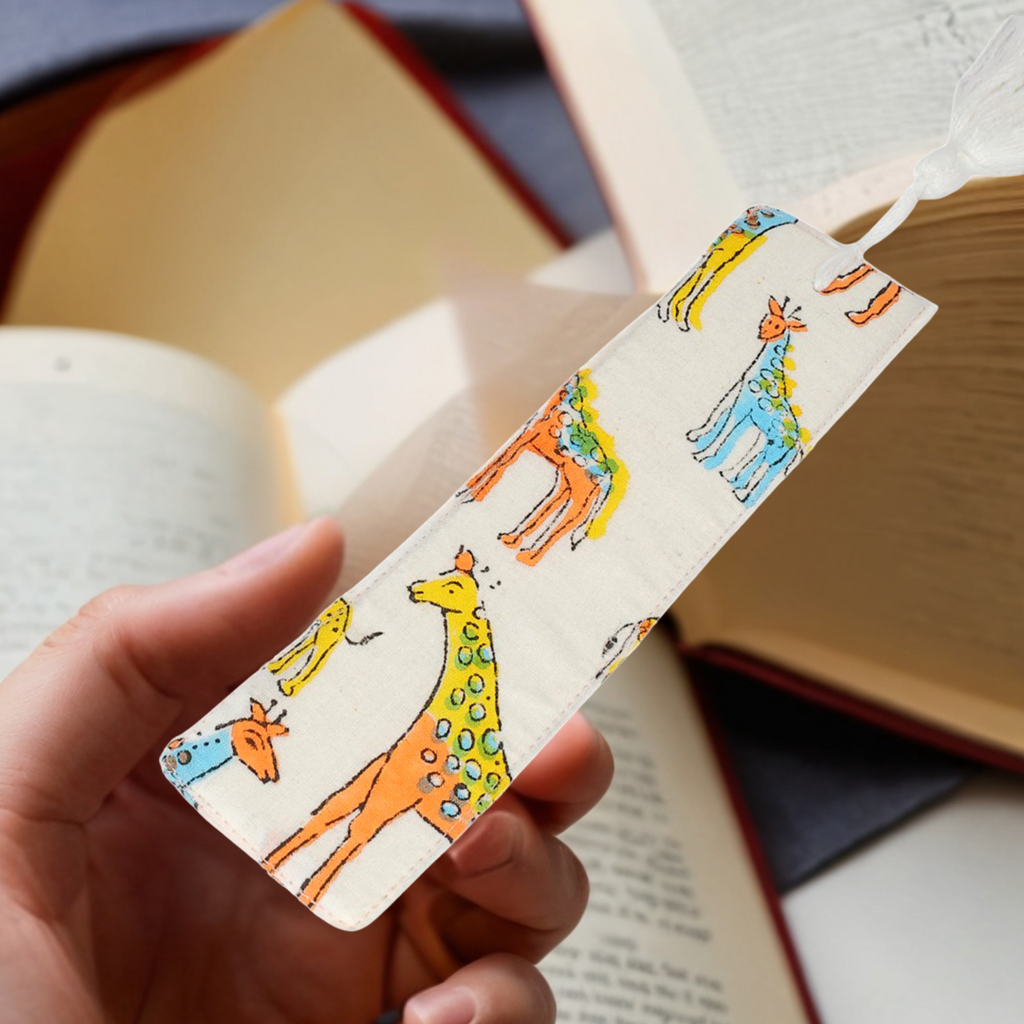 Block Print Bookmark | Handcrafted Fabric Bookmark with Unique Wildlif